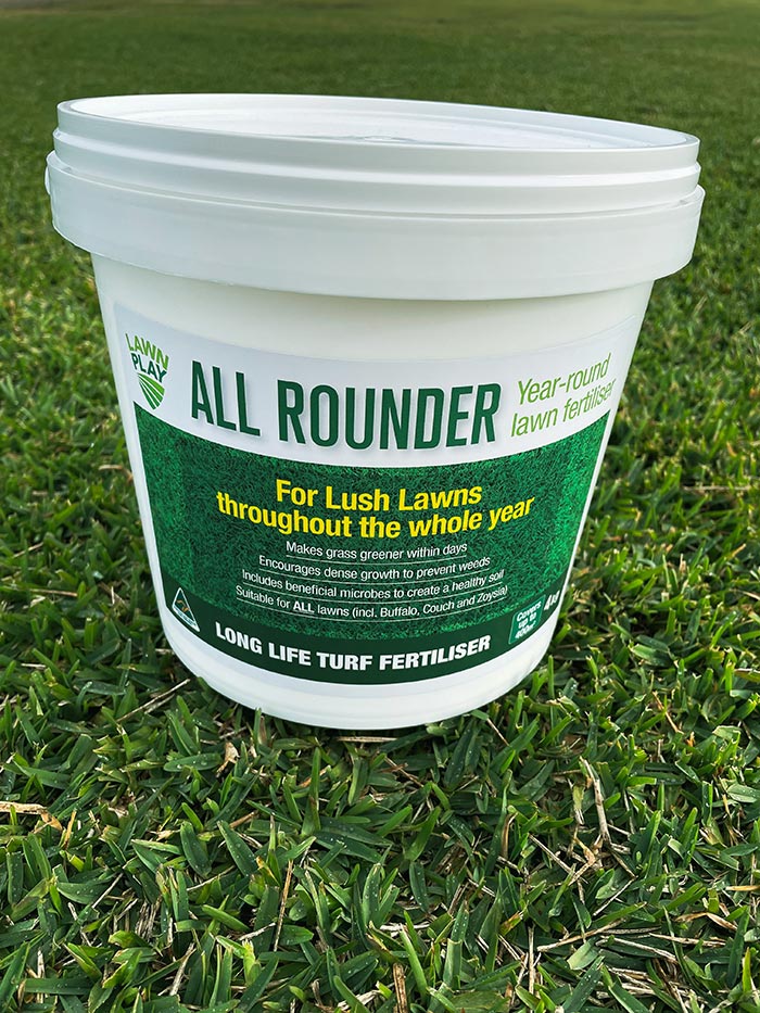 Lawn Play All Rounder Fertiliser 4kg (Covers 400sqm)